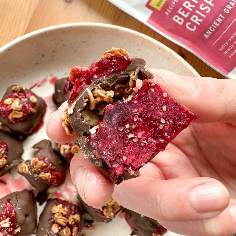No-Bake Chocolate Berry Bites