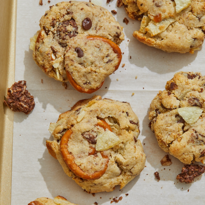 Chocolate Peanut Butter Granola Cookies